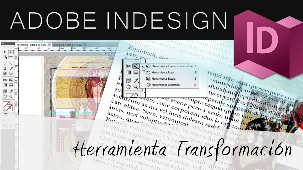 Herramientas de Transformación - Adobe InDesign - YouTube