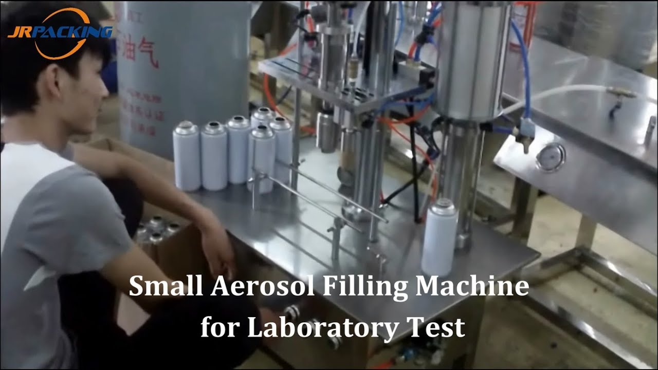 Small Aerosol Filling Machine for Laboratory Test - YouTube