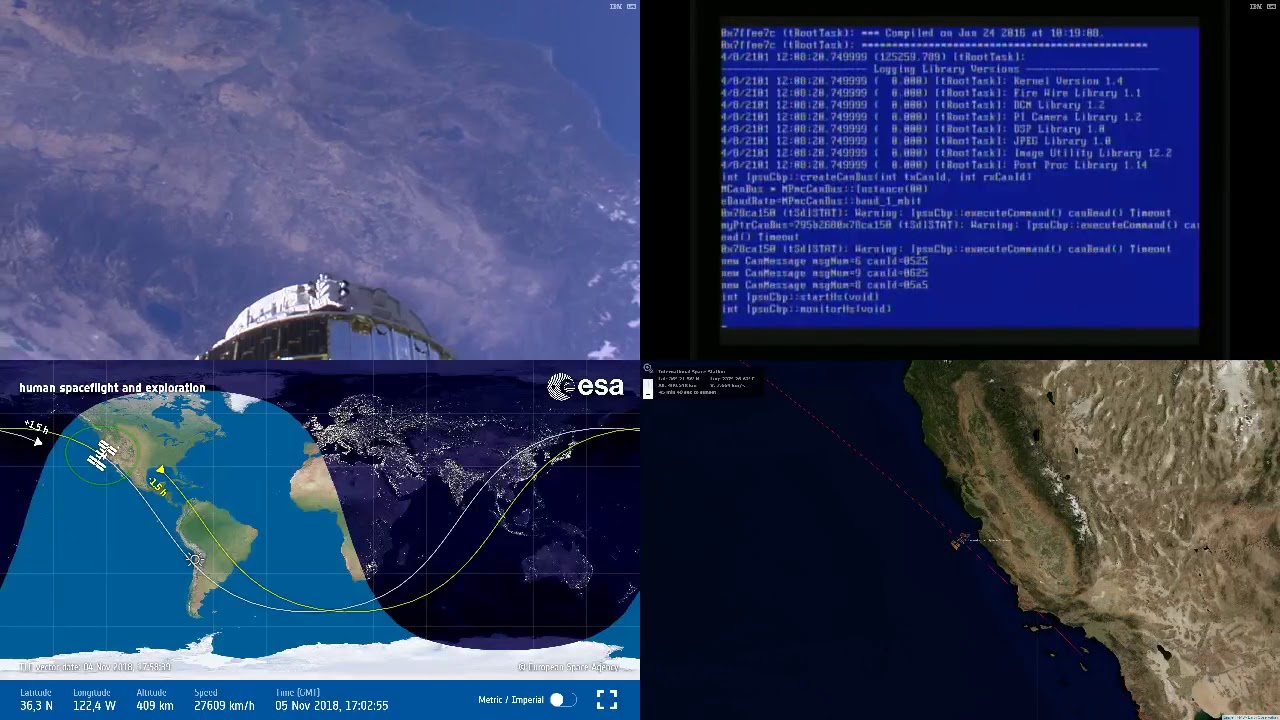 North American Coastlines - NASA/ESA ISS LIVE Space Station With Map ...