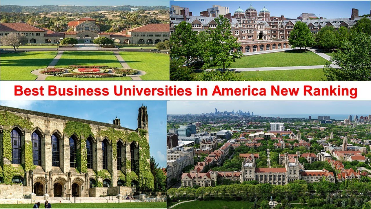 Best Business Universities In America New Ranking - YouTube