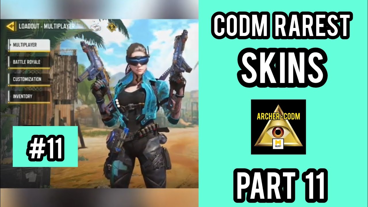 CODM Rarest Skins Loadouts Pt.11 - YouTube