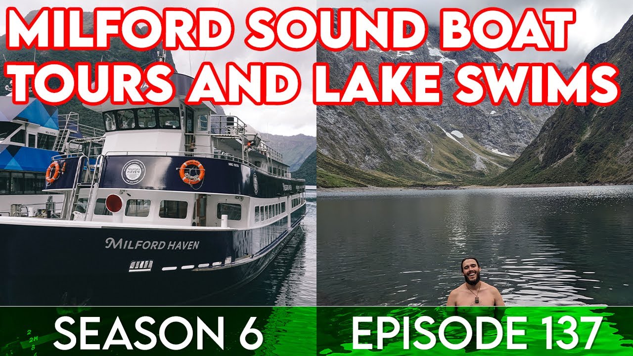 Boat Tours on Milford Sound and Swimming in Lake Marian Alpine Lake ...
