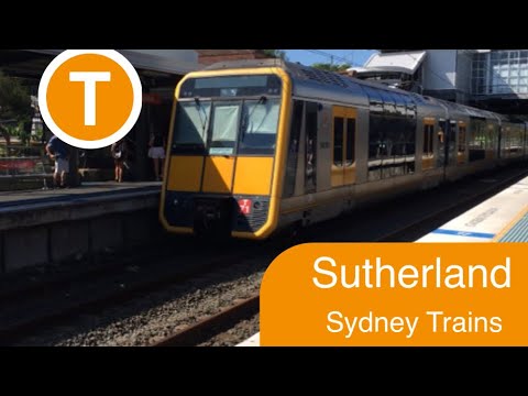 Trains at Sutherland - YouTube