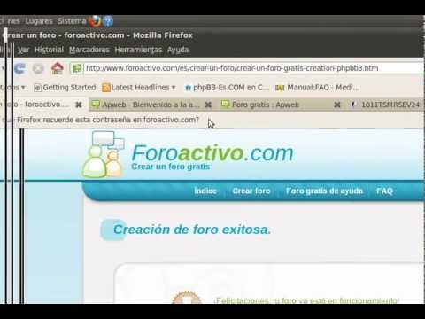 Los primeros pasos para configurar tu foro Foroactivo - YouTube