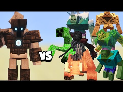 Minecraft:Ultimate Showdown-Nameless guardian vs all mutants fight ...