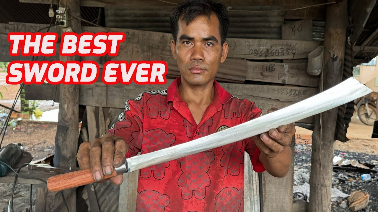 HOW TO MAKE SWORD FROM COIL SPRING. - YouTube