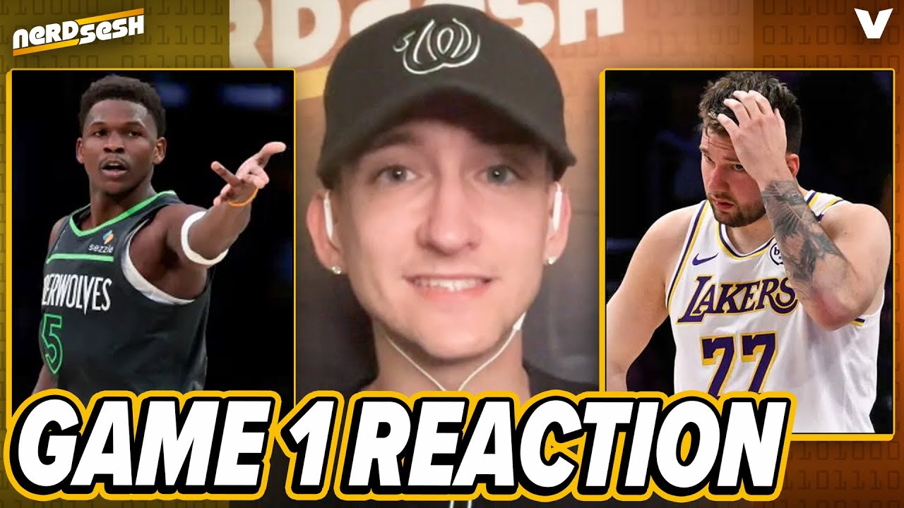 Lakers-Timberwolves Game 1 Reaction: Anthony Edwards & Minnesota BLOW ...