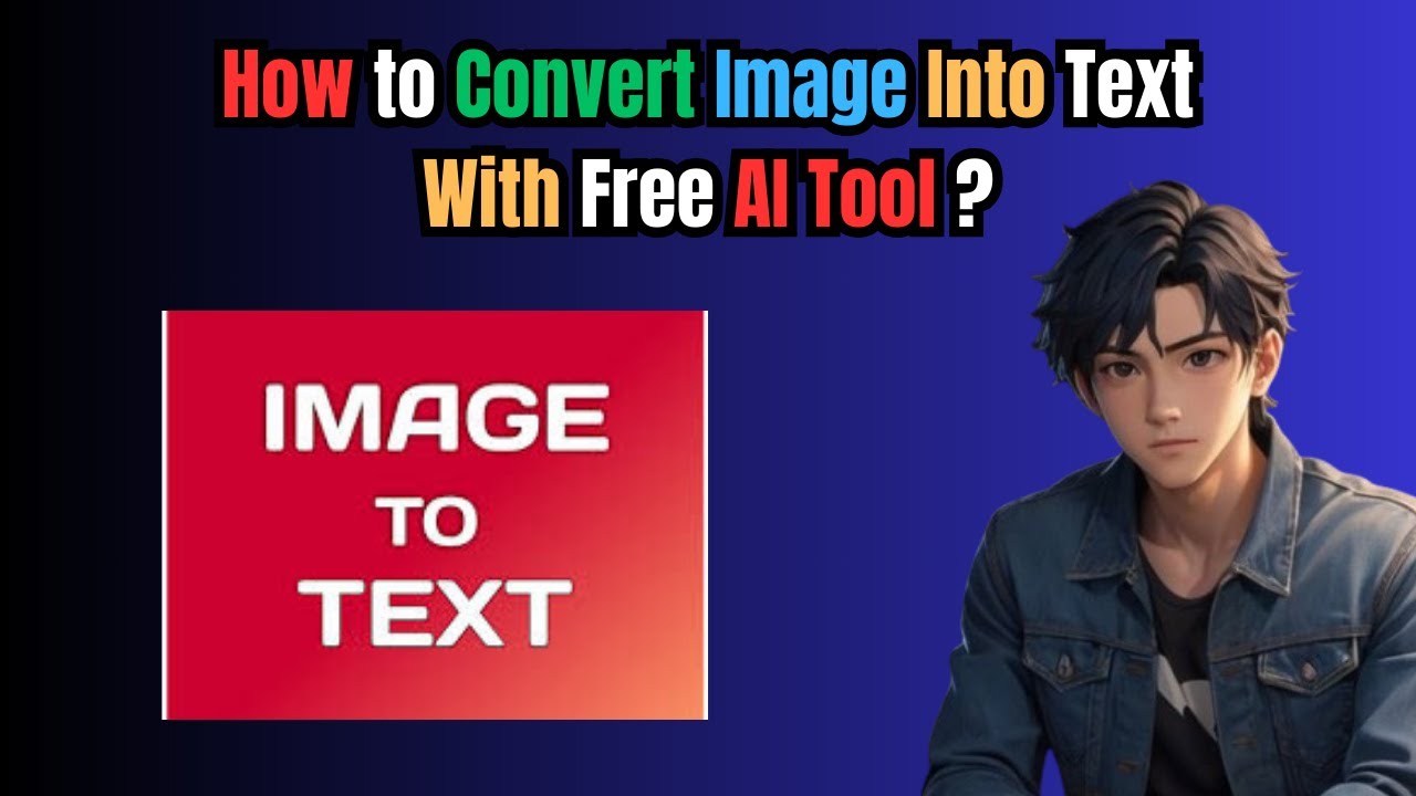 How to Covert Image into Text With Free AI Tool | Image Ko Text Me ...