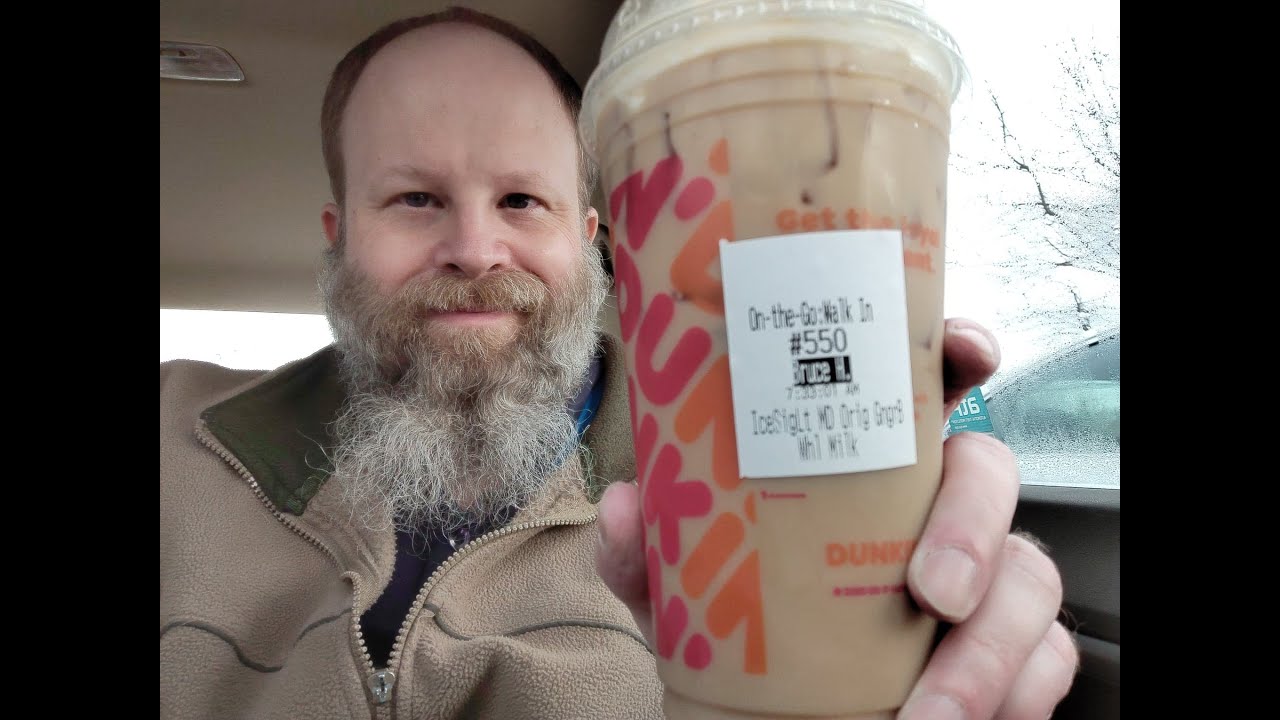 Dunkin Gingerbread Coffee - What's Bruce Drinking? - YouTube