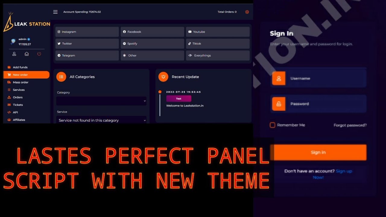 Latest Perfect Panel Script | SMMGENIE Panel | How to make SMM Panel ...