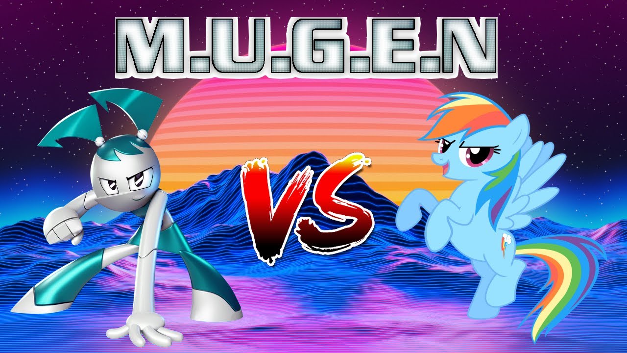 MBTG MUGEN: Jenny XJ9 (me) vs. Rainbow Dash (Moku) - YouTube