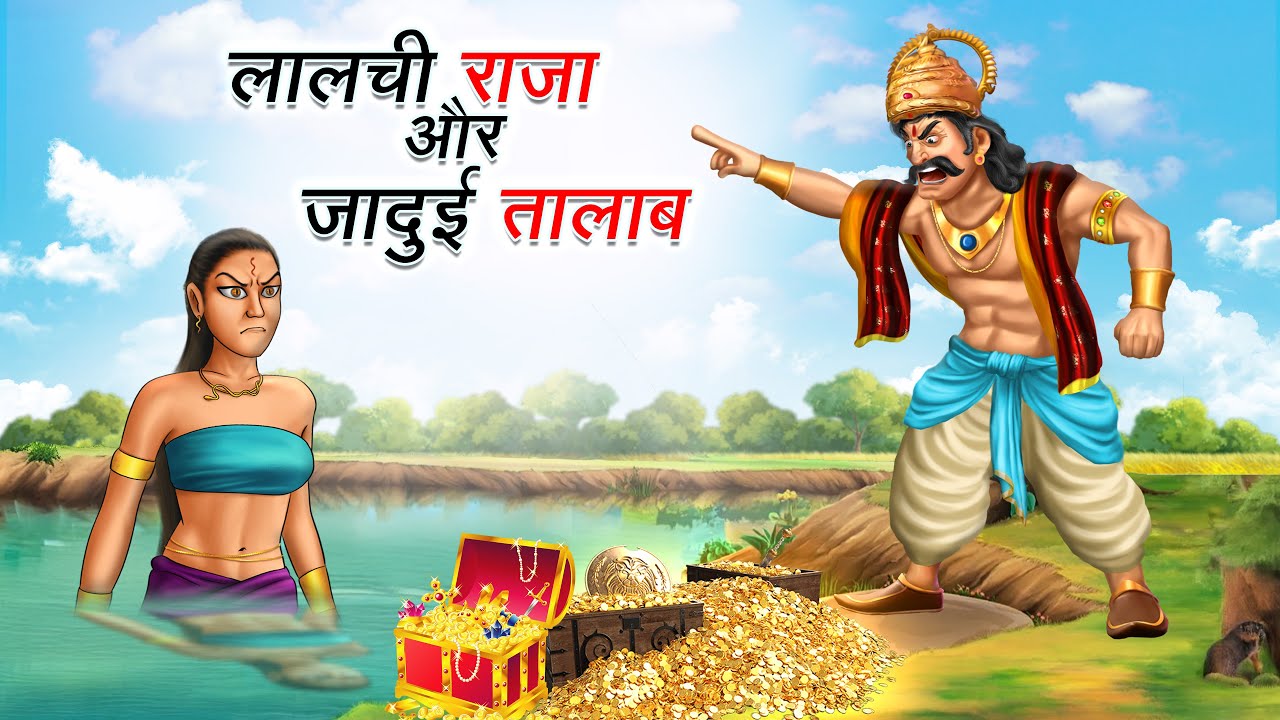 लालची राजा और जादुई तालाब | LALCHI RAJA AUR JADUI TALAAB | HINDI ...