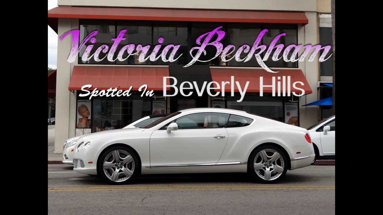 David & Victoria Beckhams Car - YouTube