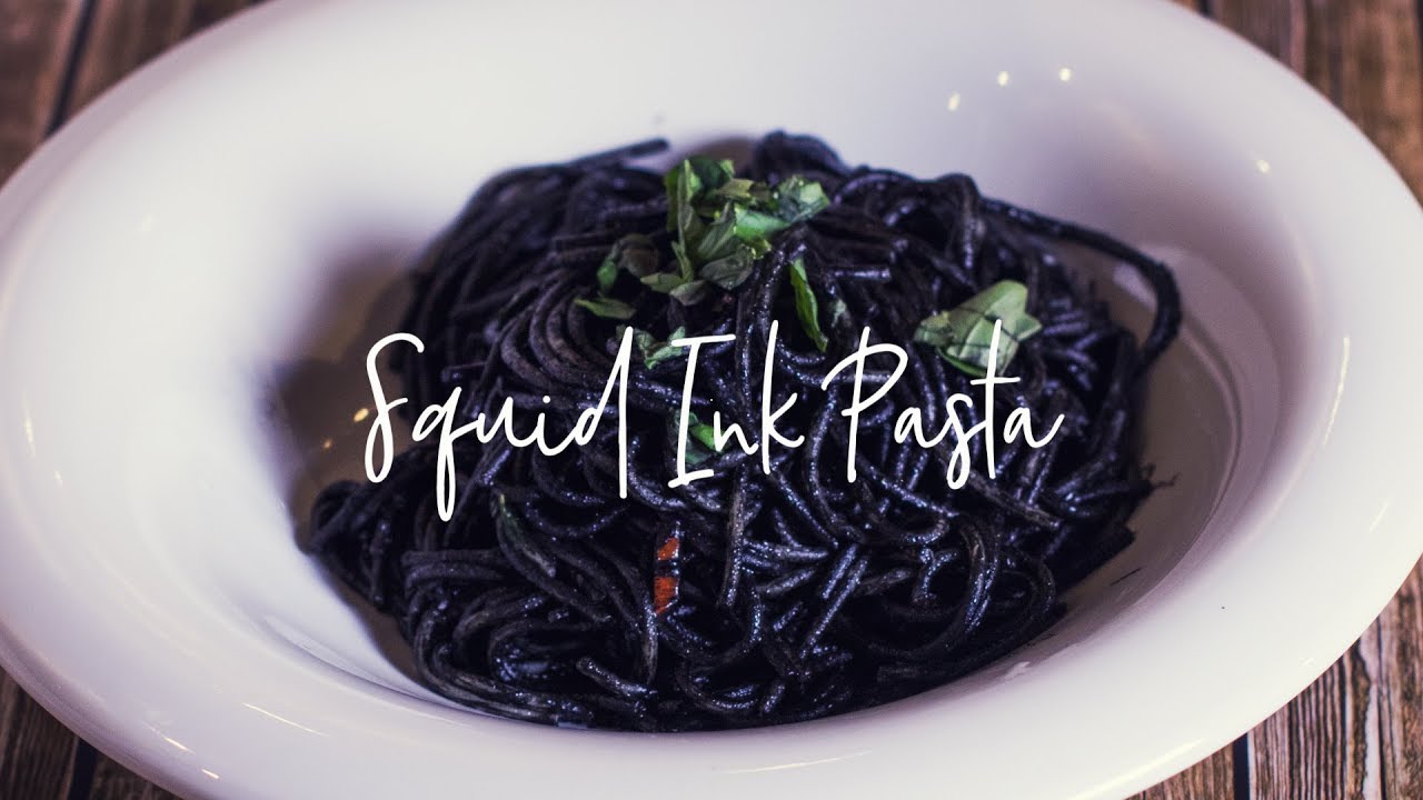 Squid Ink Spaghetti - YouTube
