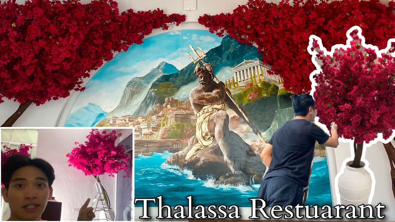 Artificial Tree Decor at Thalassa Restaurant - YouTube