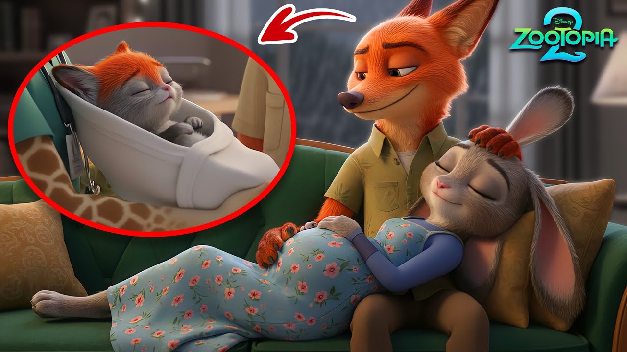 Zootopia 2 Judy & Nick, Violet Growing Up - First Steps | Funy Momment ...
