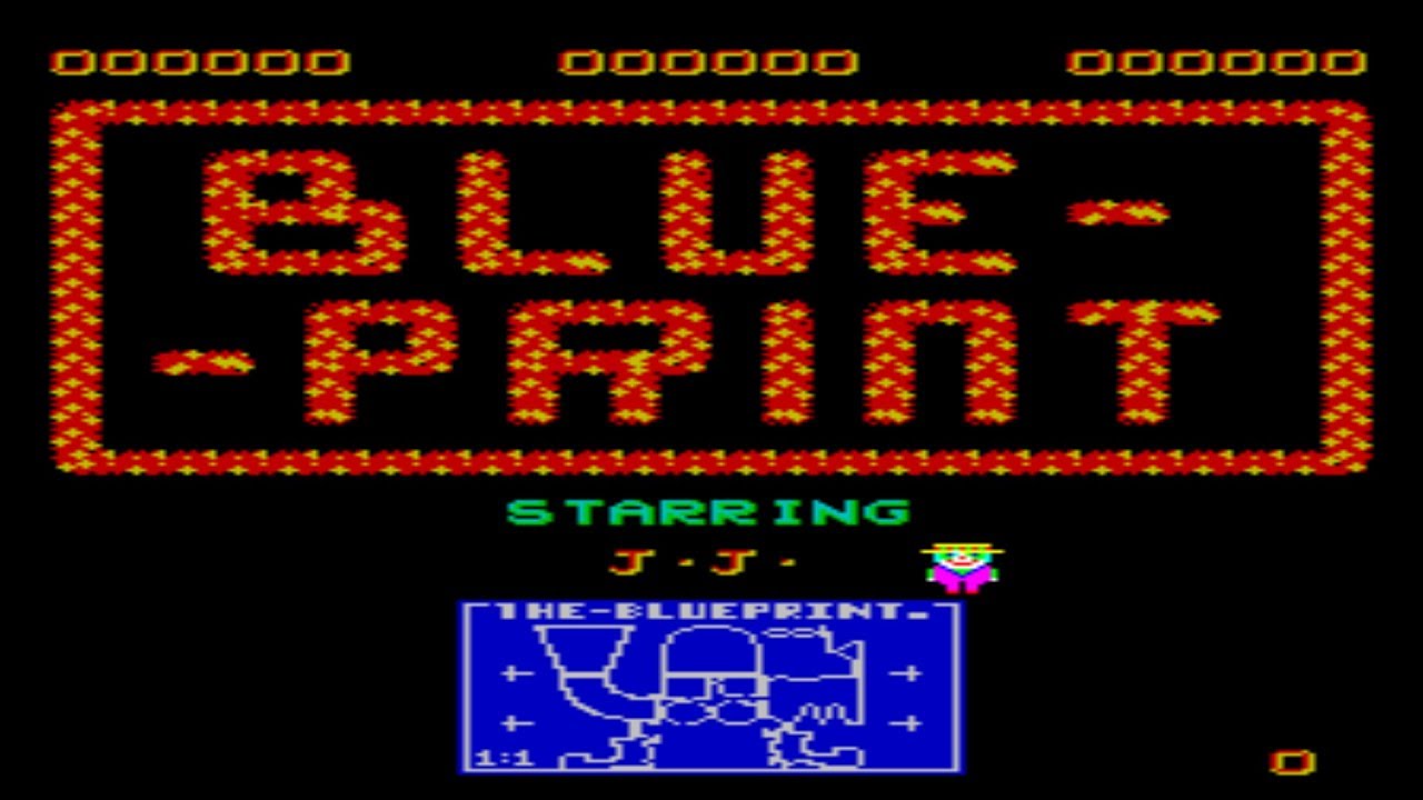 Blue Print (Arcade) - YouTube