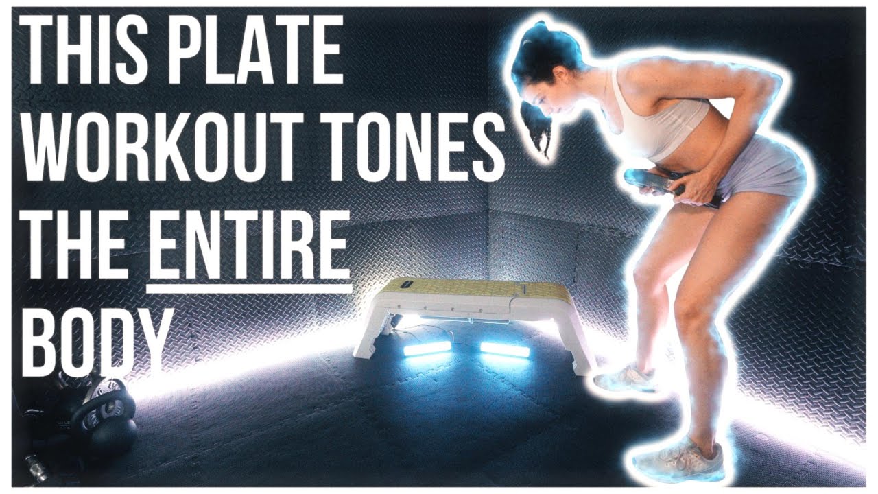 Full Body Plate Workout #3 - ONLY ~20 minutes - Minimal Equipment/Space ...
