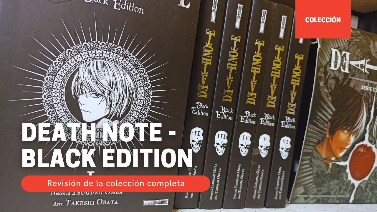 DEATH NOTE —BLACK EDITION— ~ COLECCIÓN COMPLETA + Comparación con la ...