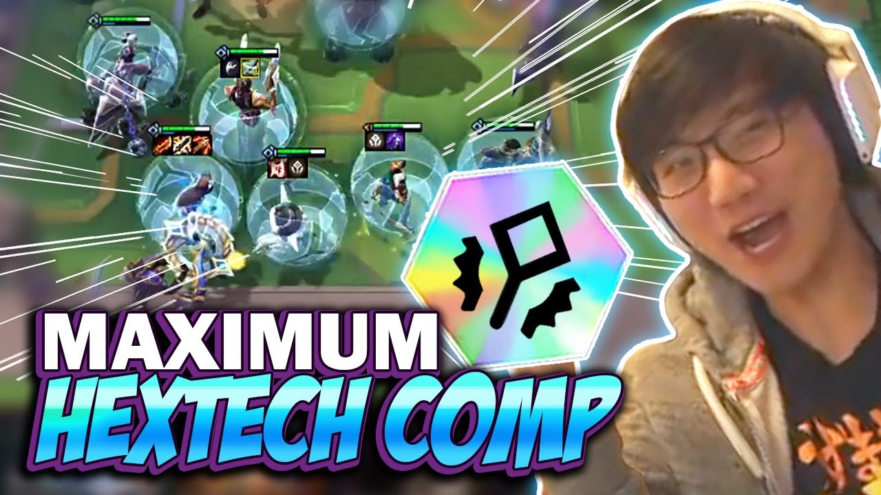 Full Hextech comp gives my team INFINITE shields and bonus damage - YouTube