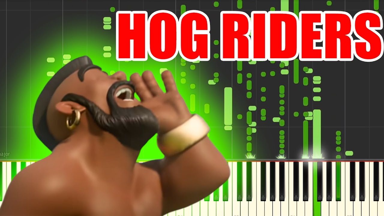 Hog Riders but it's MIDI (Auditory Illusion) | Hog Riders Piano sound ...