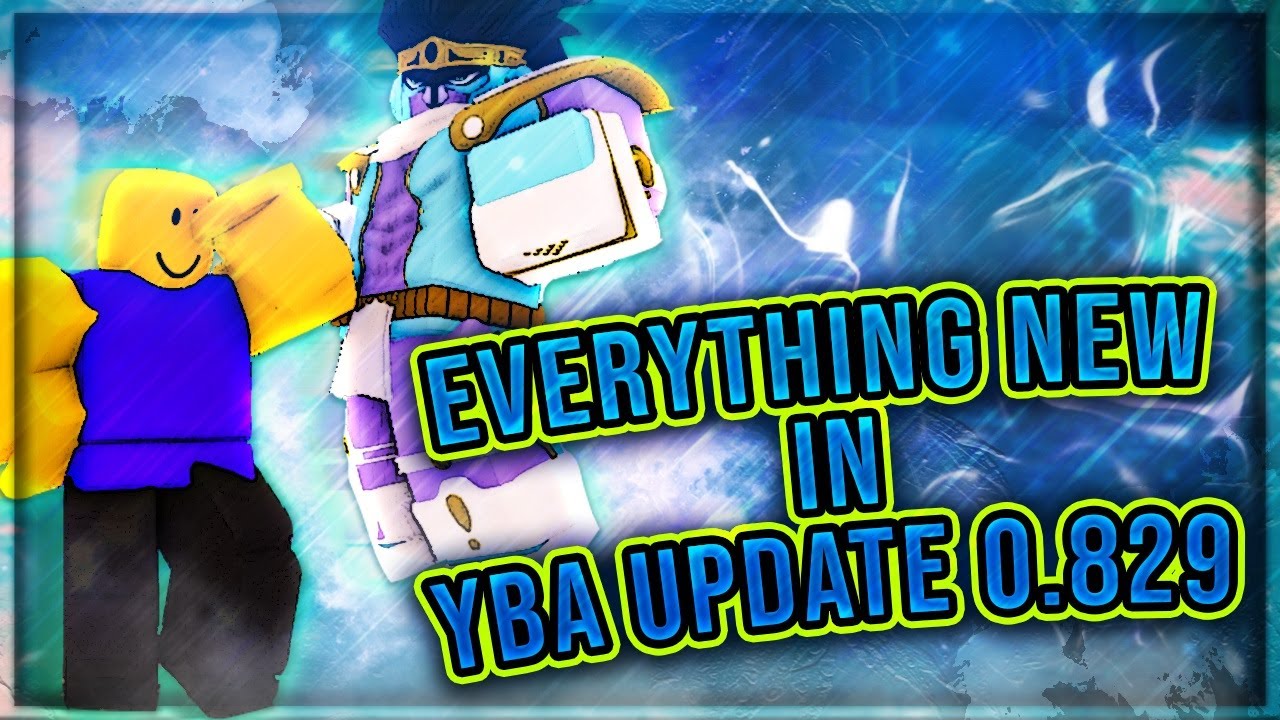 Everything NEW in YBA Update 0.829 | Your Bizarre Adventure Roblox ...