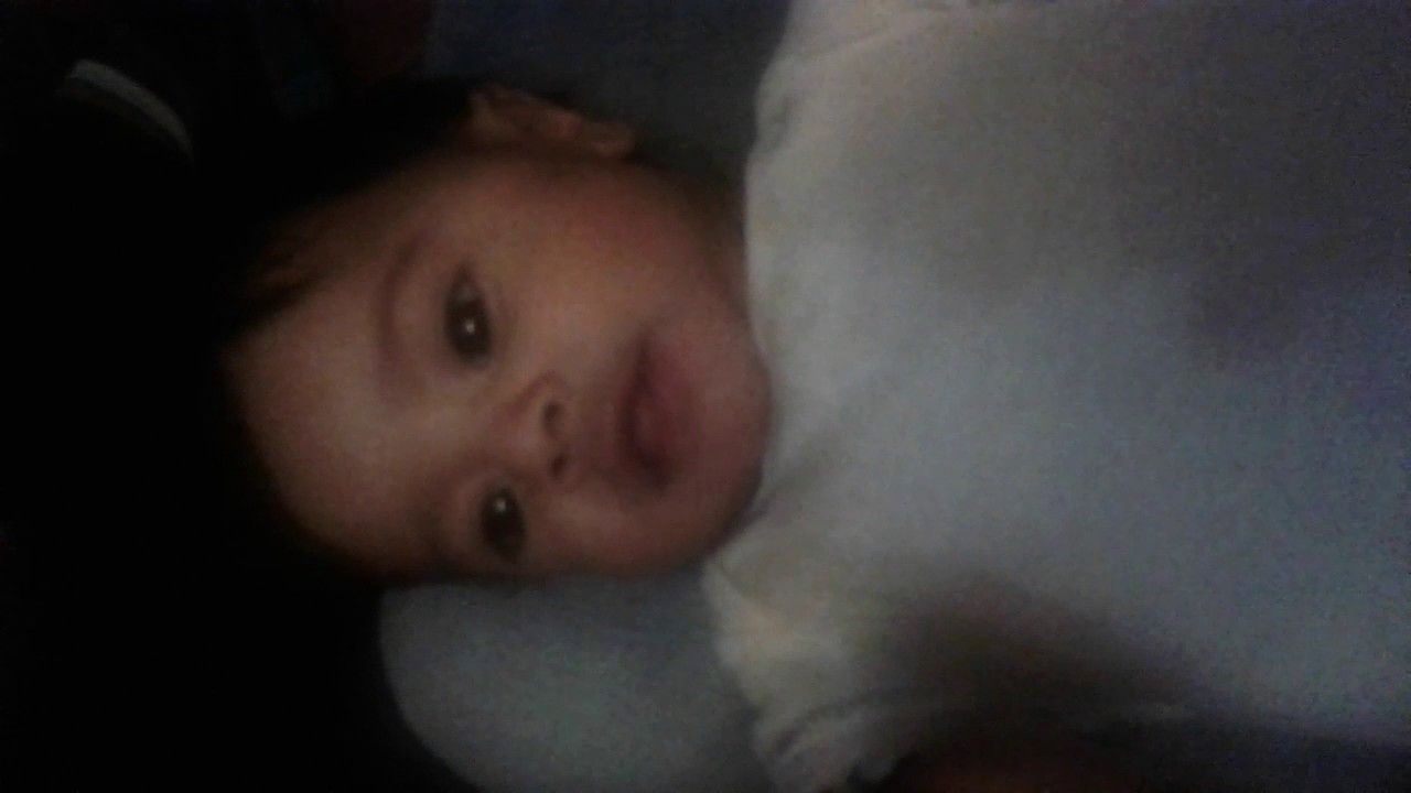 Softly blowing air in babys face and he loves it - YouTube