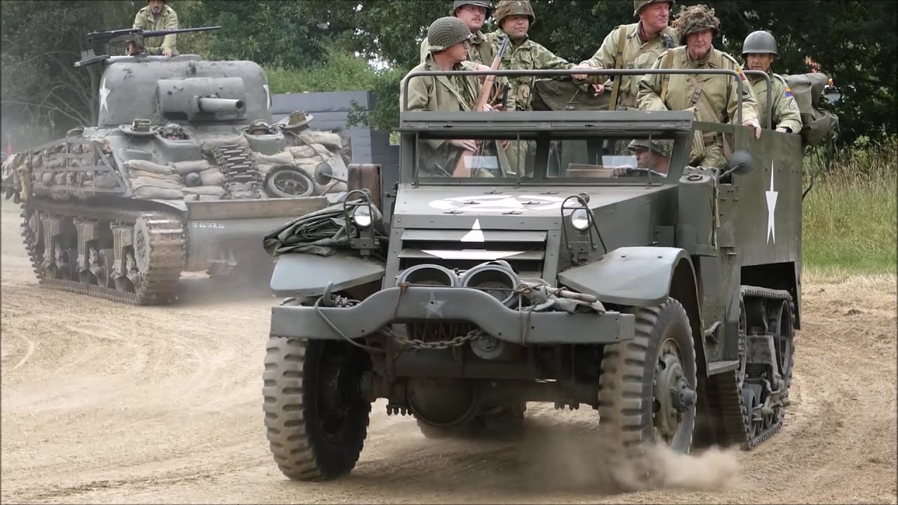 WWII Armour Display Tanks and Tracks at the Capel Military Display 2025 ...