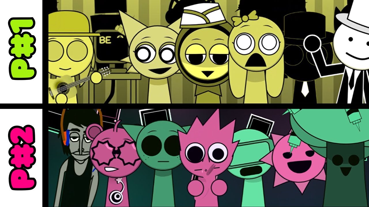 Sprunki Mustard | All characters!! - YouTube