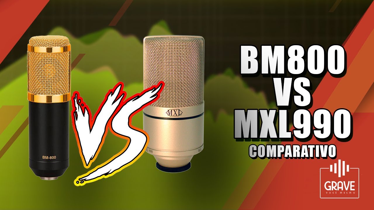 BM 800 VS MXL 990 - Comparativo - YouTube