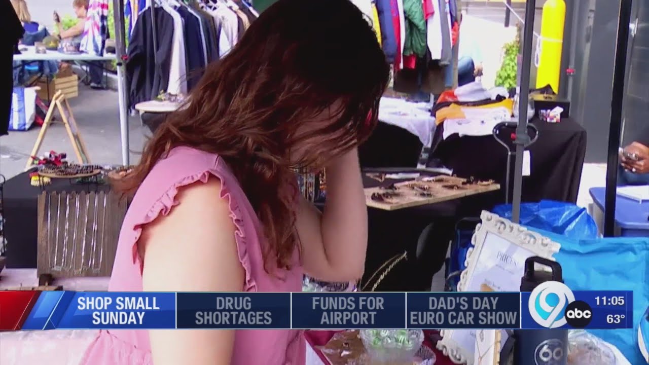 Shop Small Sunday takes on Salt City Market this past Sunday - YouTube