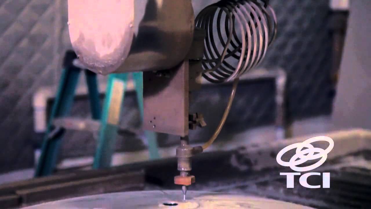 TCI Waterjet Video 5 Axis Cutting HD - YouTube