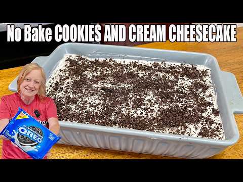 COOKIES AND CREAM CHEESECAKE Easy No Bake Oreo Dessert