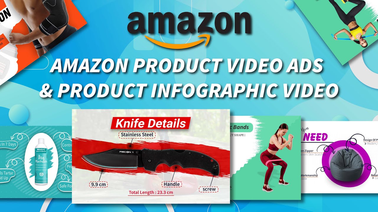 I will design amazon product video ads and product infographic video ...