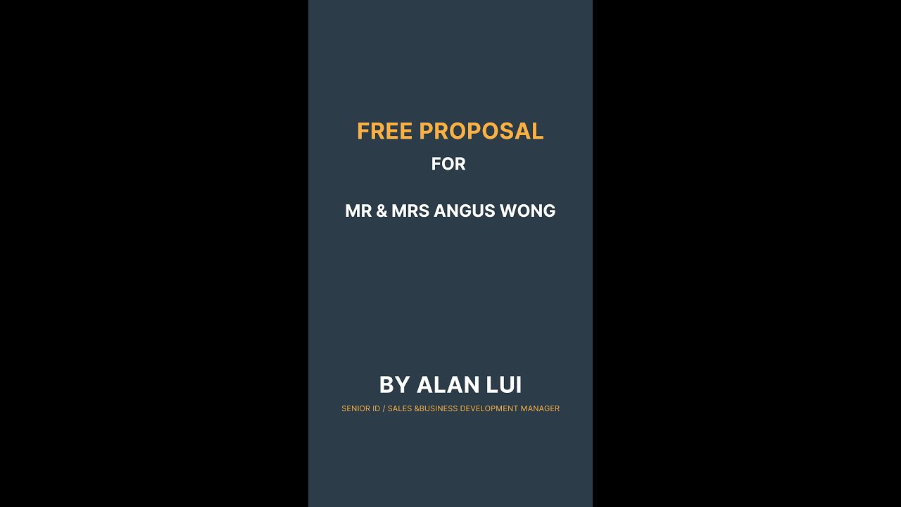 TIP FREE ID PROPOSAL BY ALAN LUI - ANGUS - YouTube
