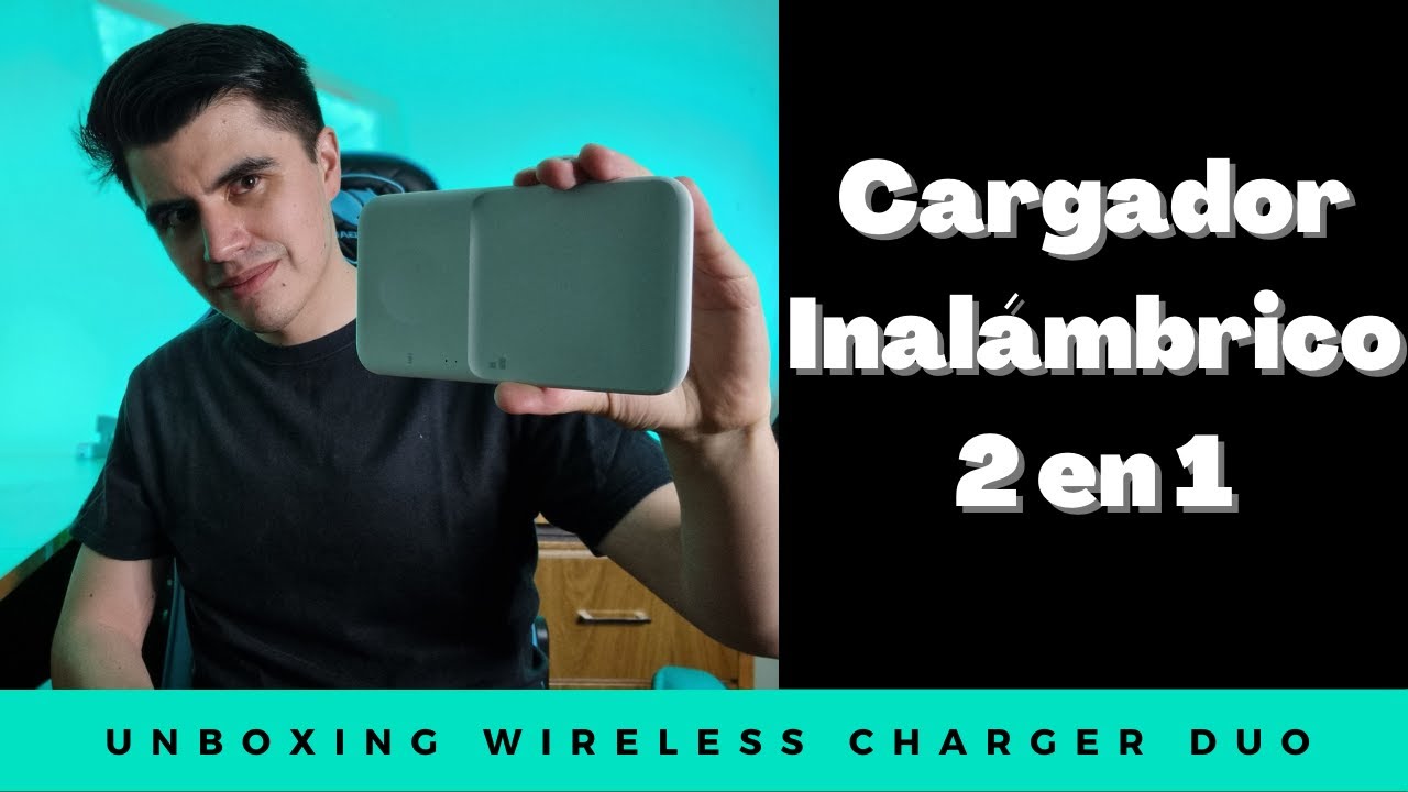 Unboxing CARGADOR INALAMBRICO 2 EN 1│True Tech - YouTube