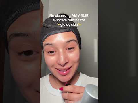 AM ASMR no cleansing skincare routine - YouTube