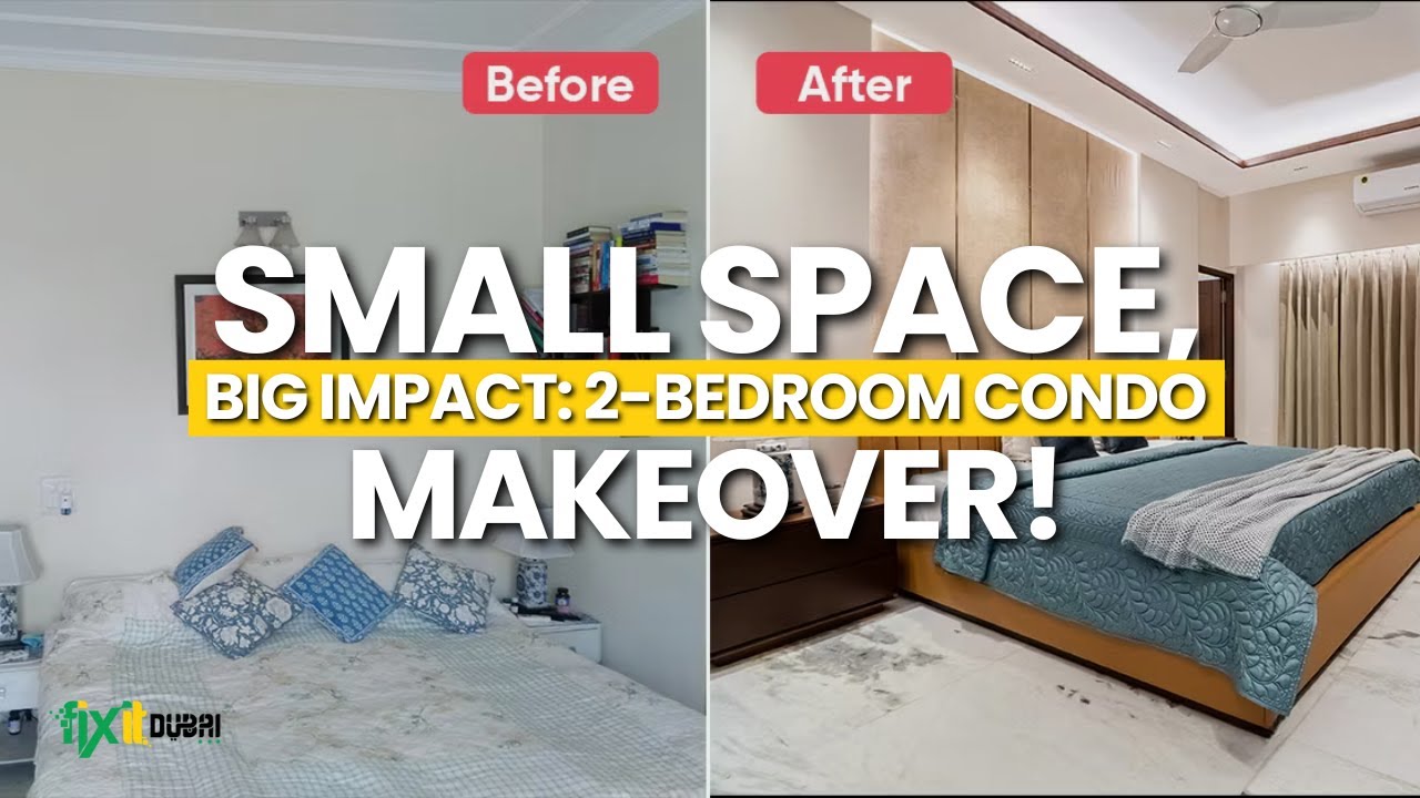 Small Space, Big Impact : 2 Bedroom Condo Makeover! - YouTube