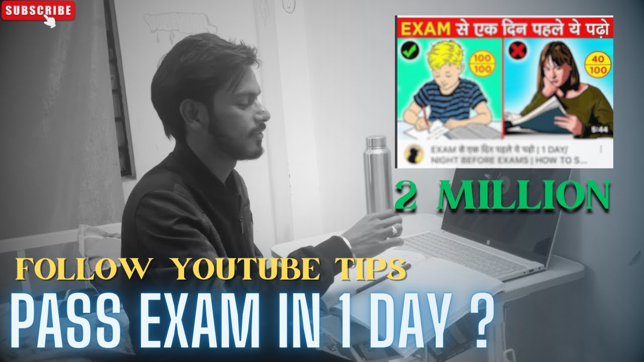 ONE DAY BEFORE EXAM? | How To Pass Exam | Tips from Youtube | - YouTube