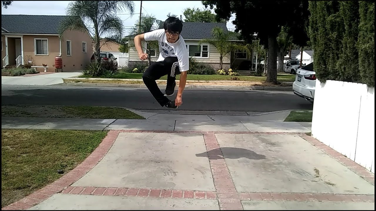 How to Jump Over Your Foot - YouTube