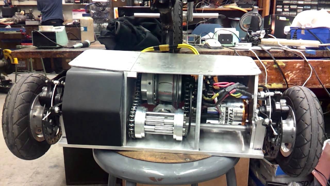 Electric Tricycle Drivetrain Test - YouTube
