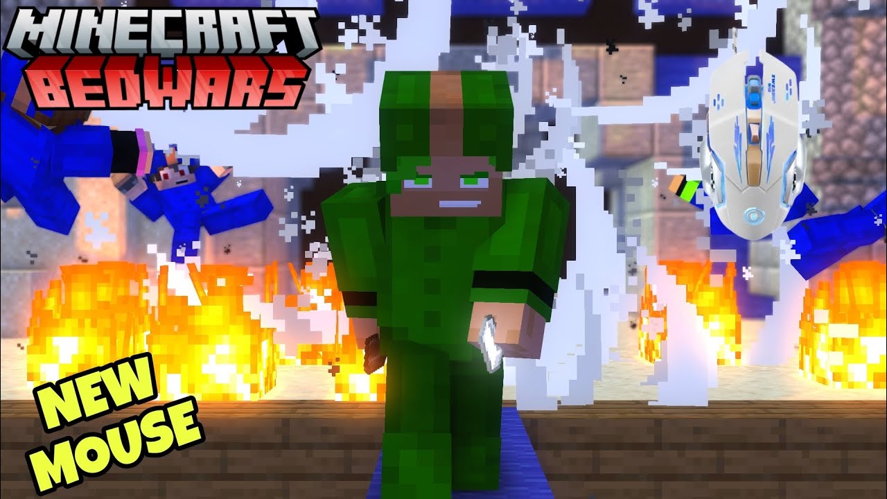 I PLAY BEDWARS WITH MY NEW GAMING MOUSE MINECRAFT😍 - YouTube