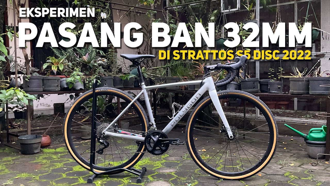PASANG BAN 32MM DI POLYGON STRATTOS S5 DISC 2022 - YouTube