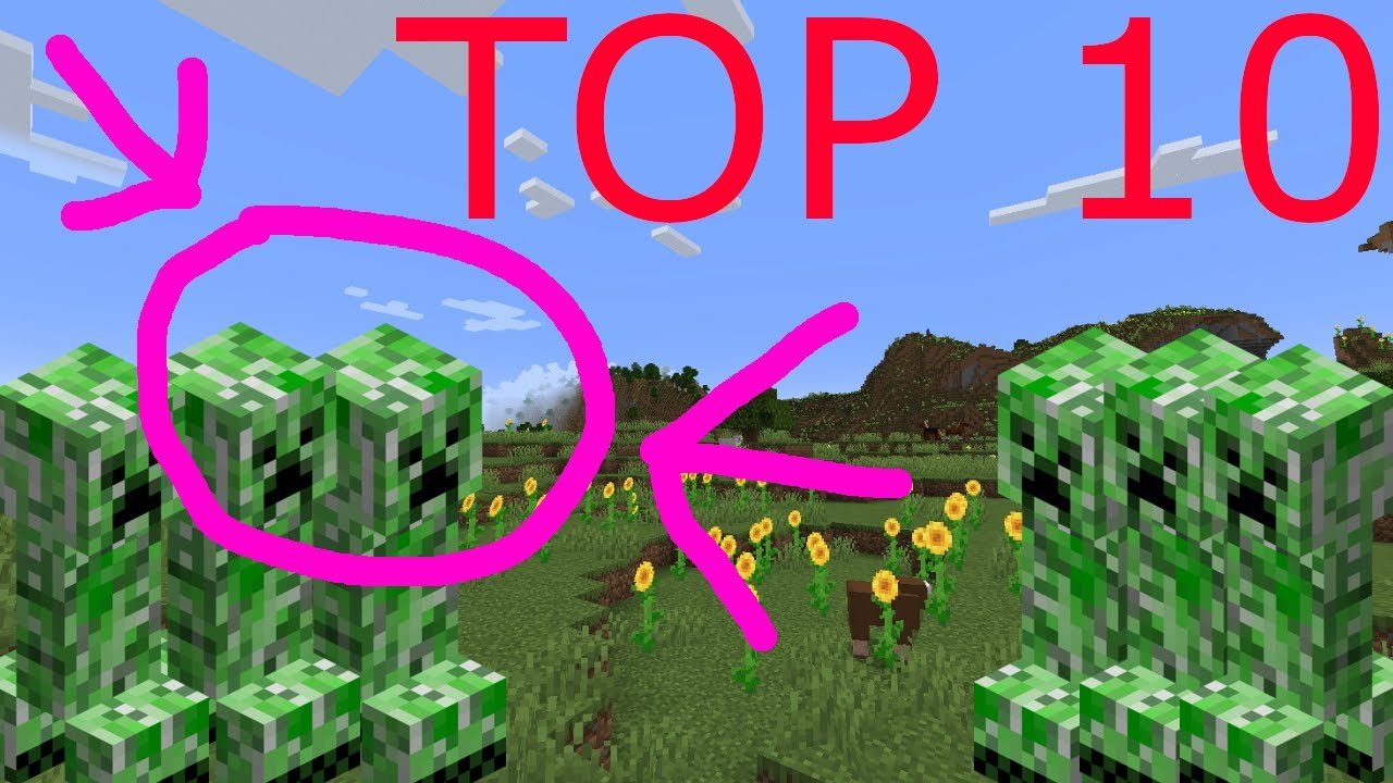 Top 10 Ways to Kill a Creeper in Minecraft 2023 - YouTube
