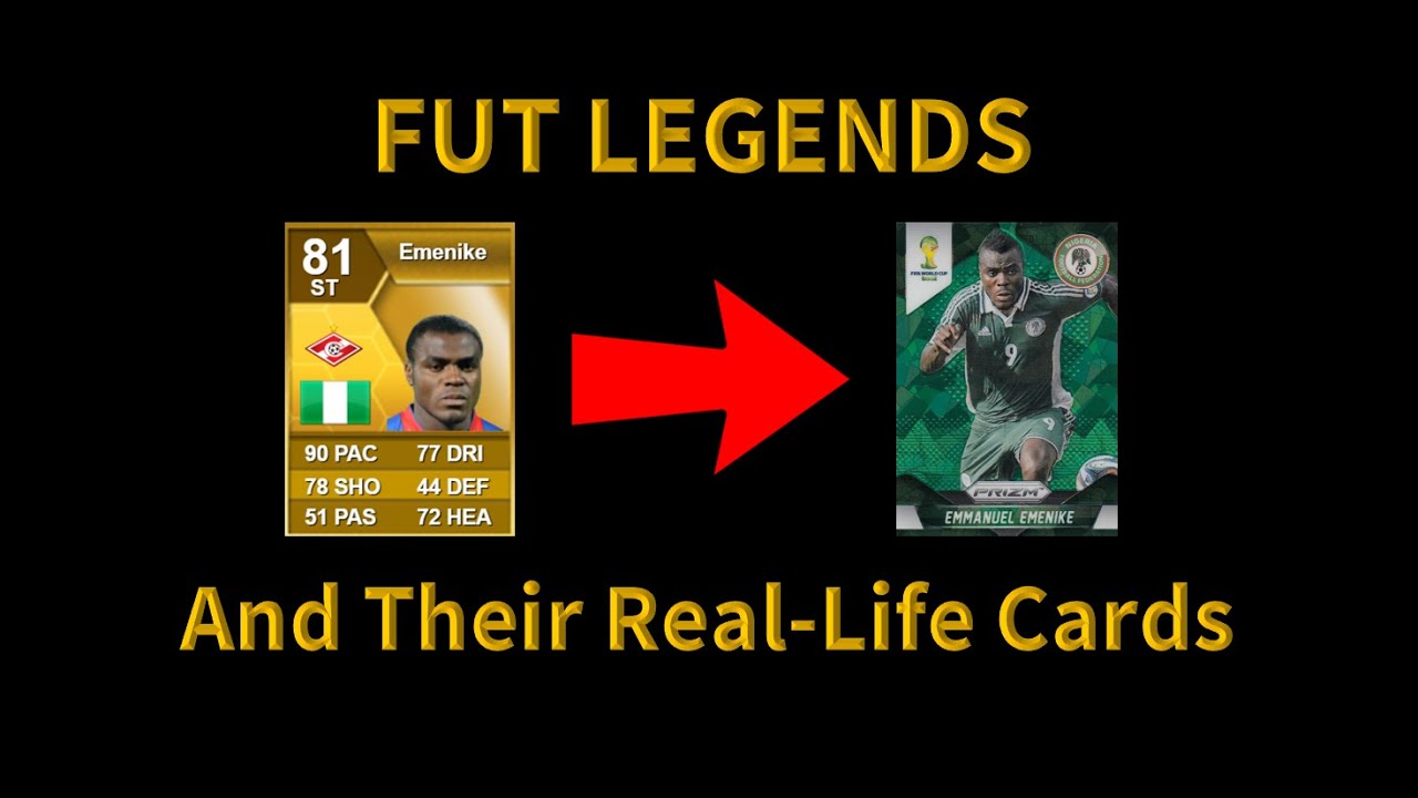 FUT Legends & Their Real Life Cards | Soccer Card Market + FIFA ...