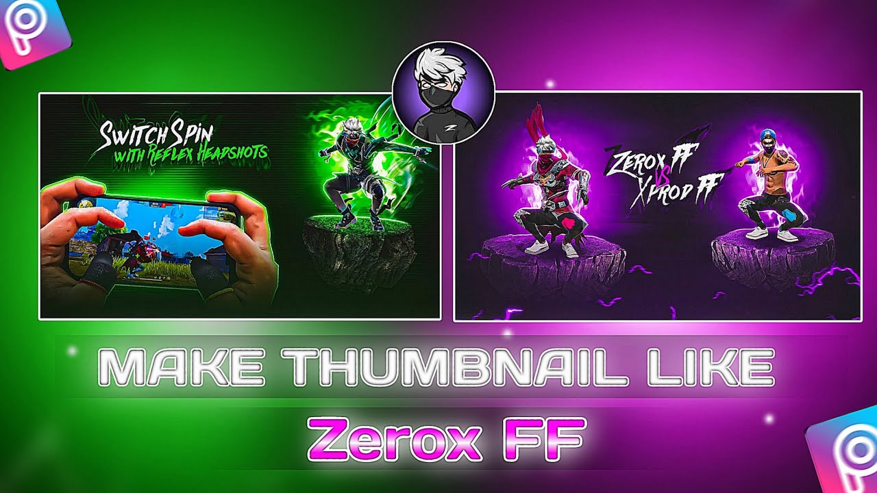 How To Make Thumbnail Like @ZeroxFF | Free Fire Thumbnail Kaise Banaen ...