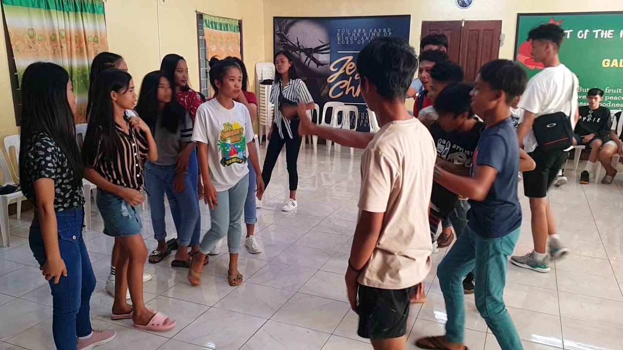 Ulo, Balikat, tuhod at baso game | Christmas game | Phsdc Mabitac 2019 ...