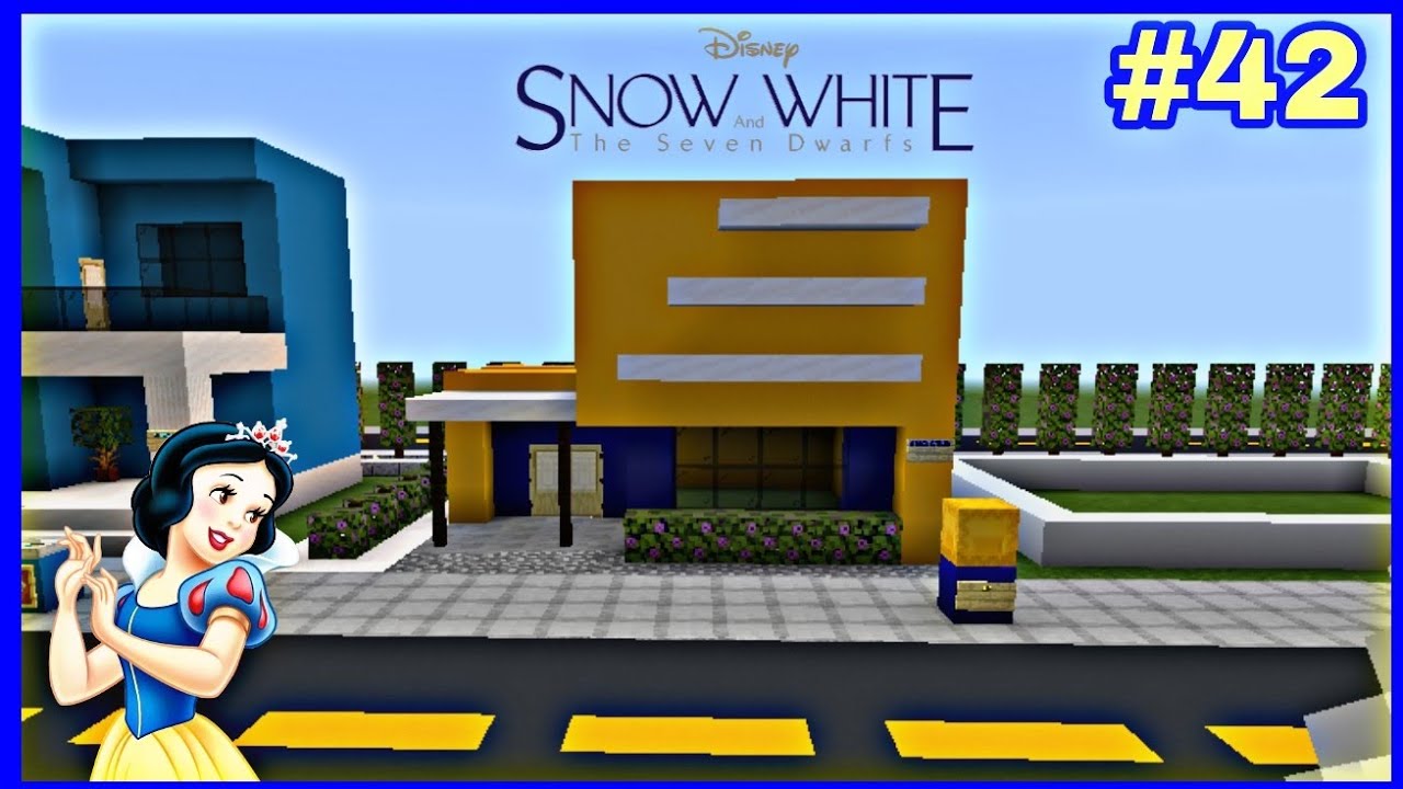 Como fazer a casa da branca de neve no Minecraft! Construindo uma ...