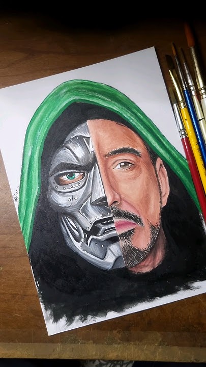 Drawing Robert Downey Jr as the new Dr Victor Von Doom #art #drawing # ...