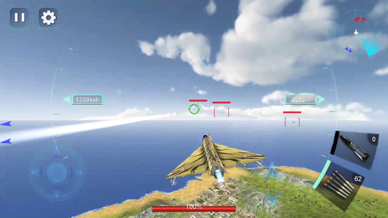 Sky fighters game play for android - YouTube